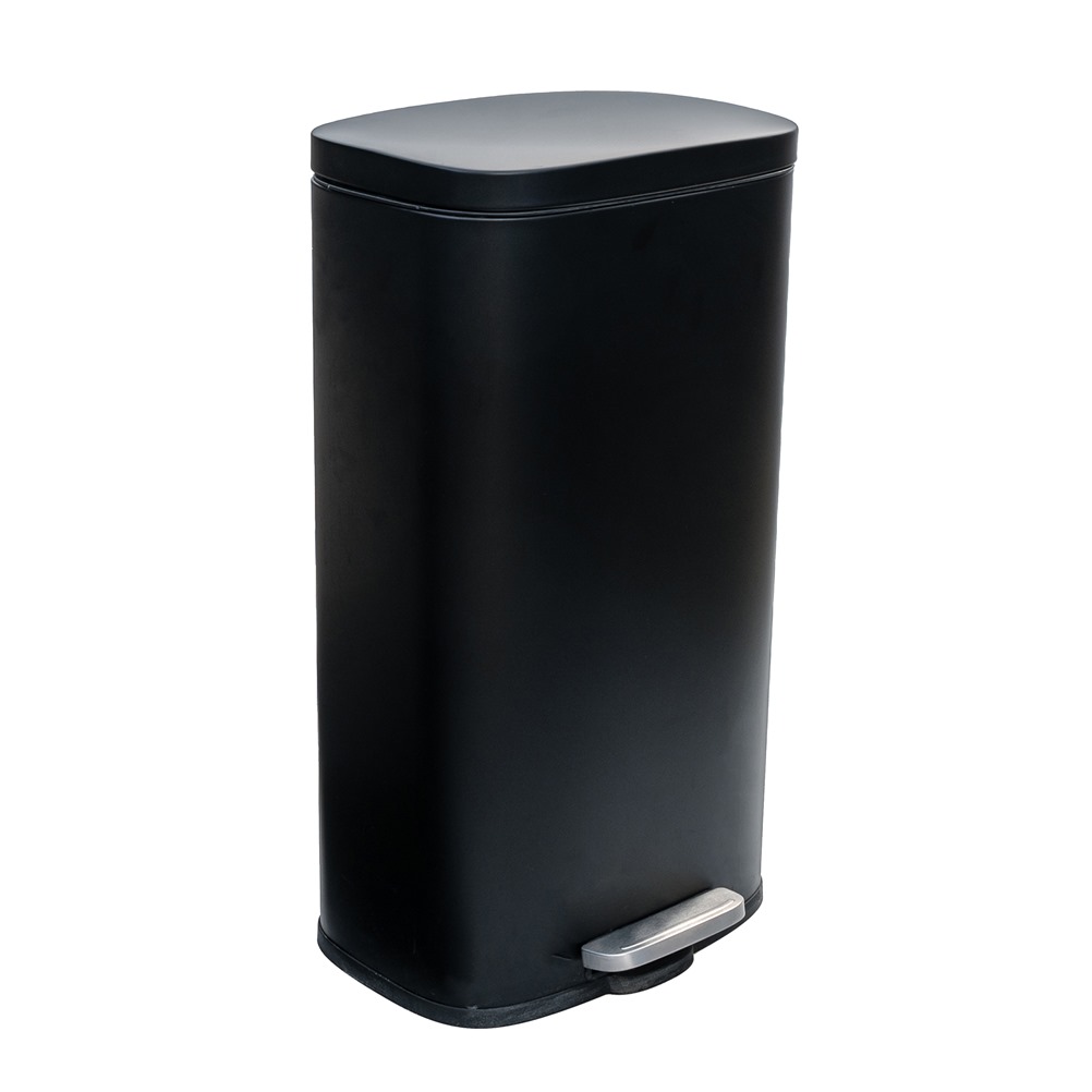 ES/01-1100 Καδος Απορριματων 30lt οβαλ, soft-close, 29.5x34.7xΥ64cm ...